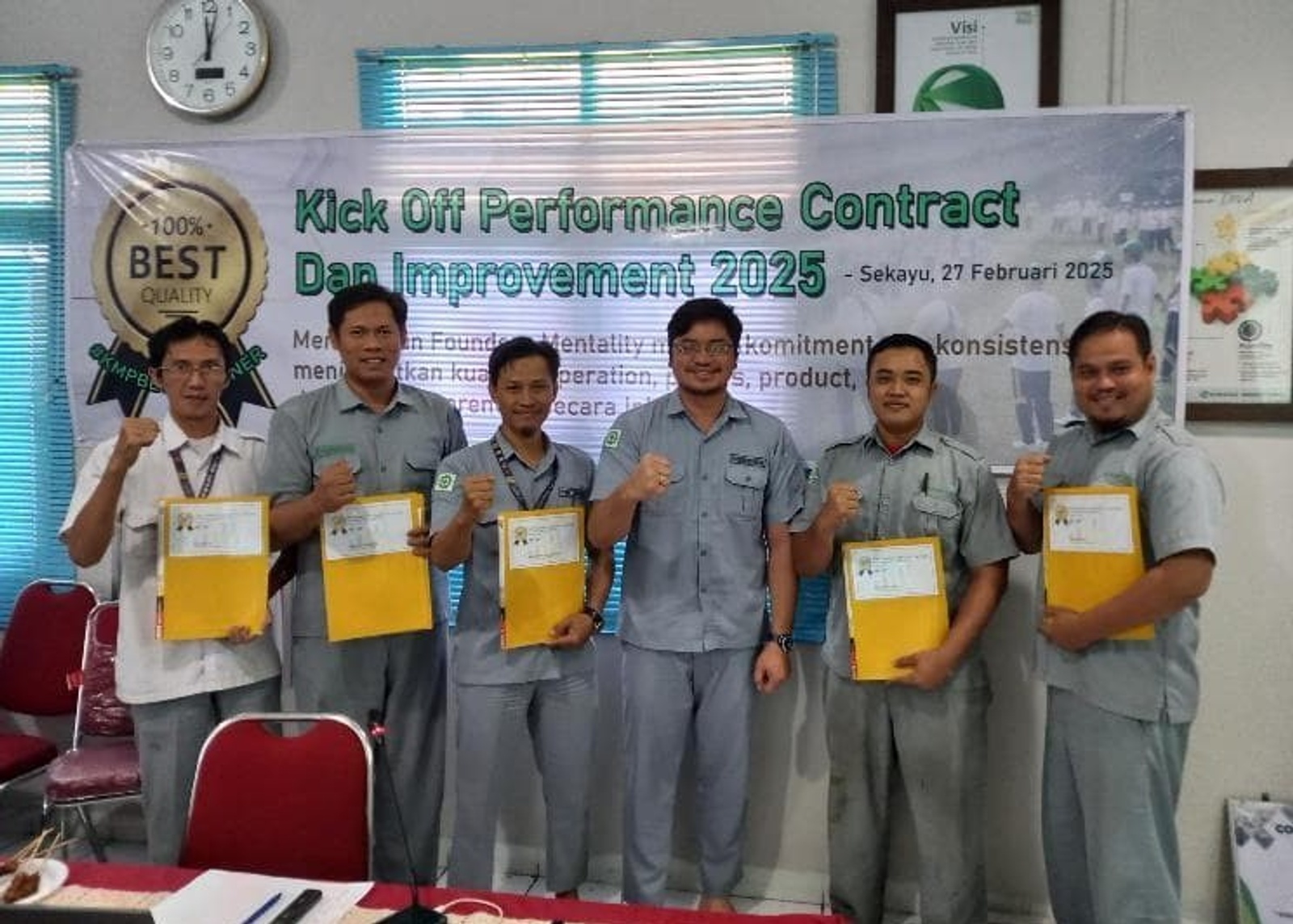 Kick Off Performance Contract & Internal Improvement in 2025 at PT Kirana Musi Persada | Kirana ...
